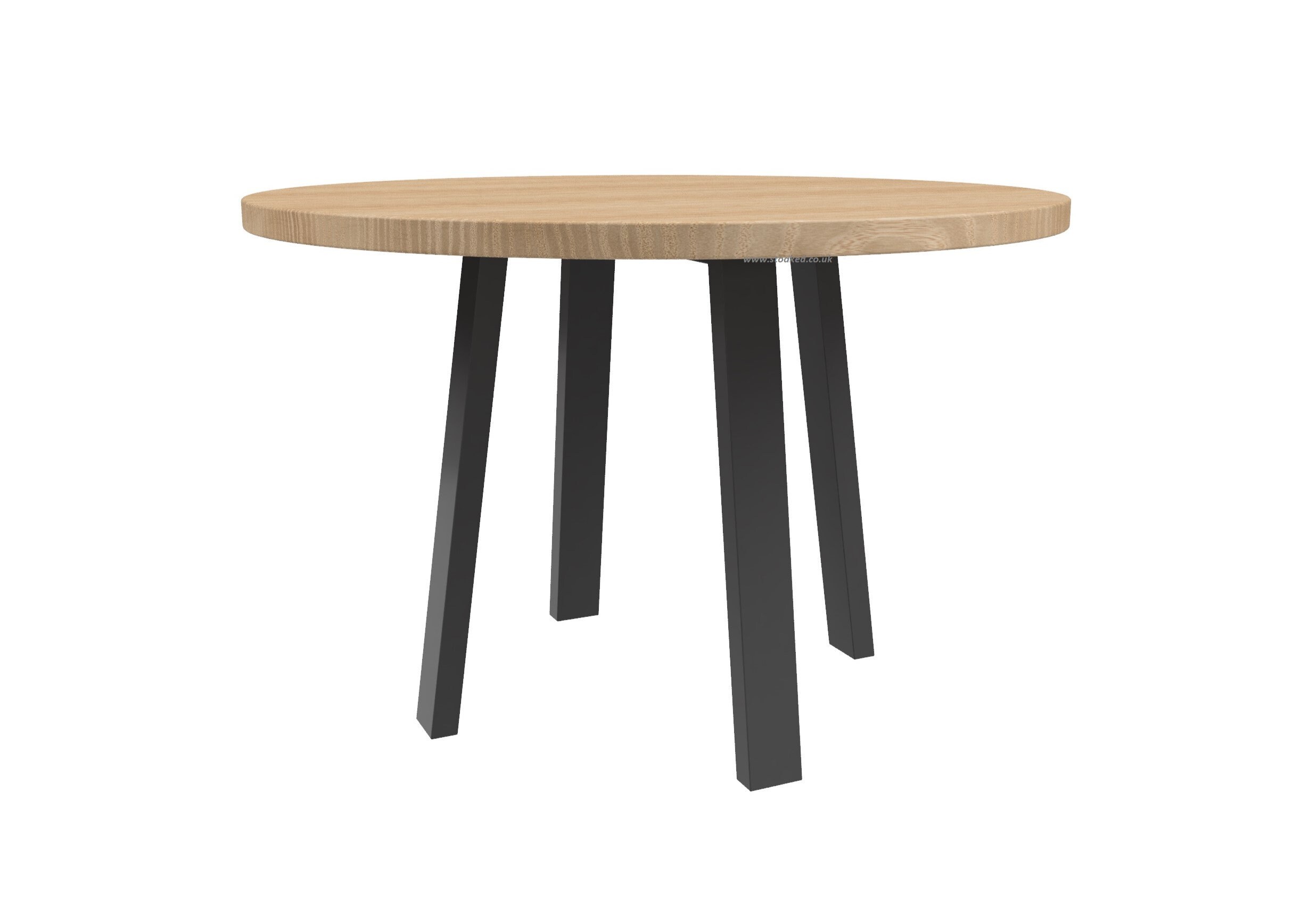 Compton Steel Round Dining Table Frame Splayed Customisable - Etsy UK