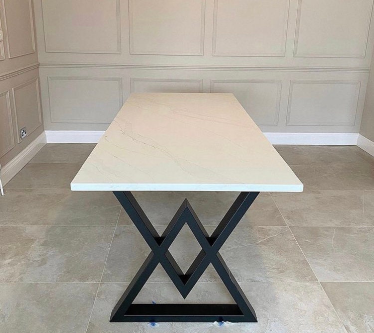 Riviera Table Legs With Top Support Frame for Dining Table or - Etsy UK