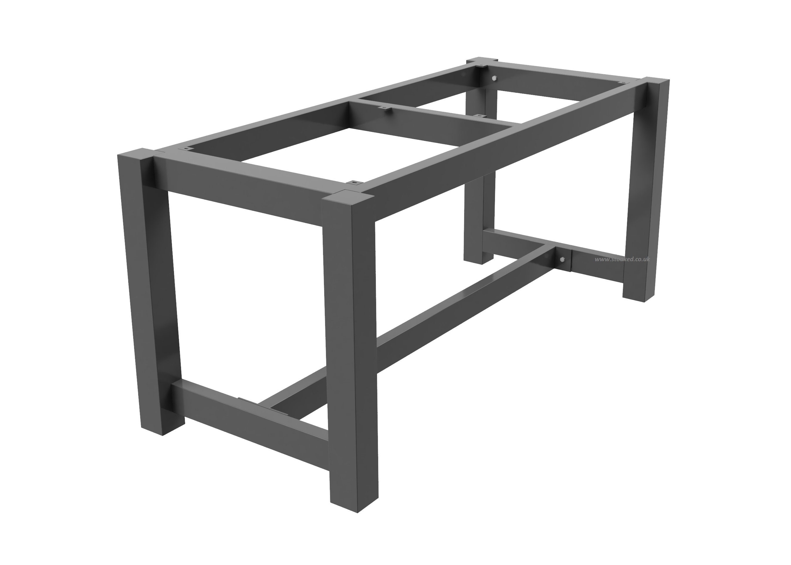 Steel dining table frame store