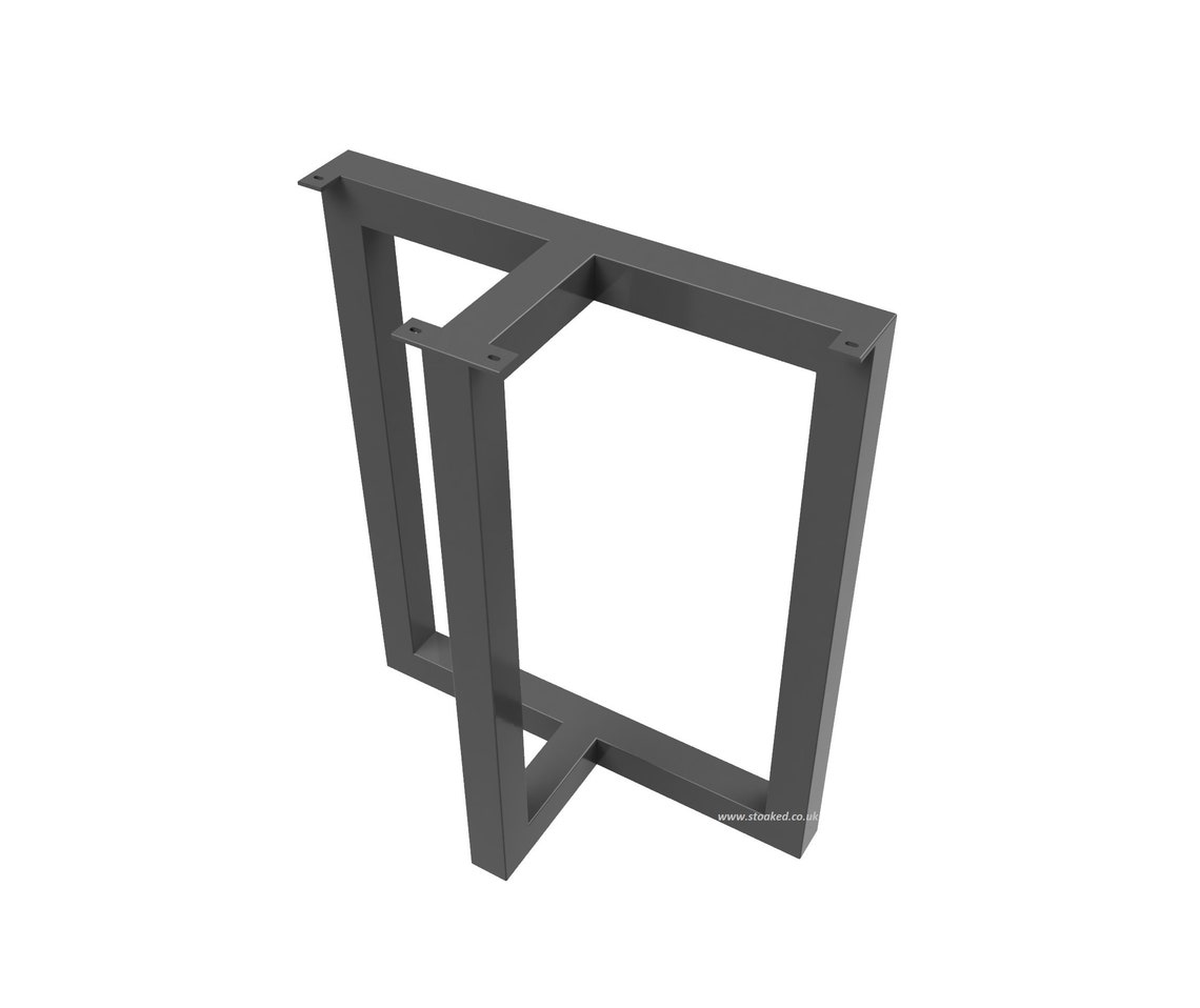 Pair of T Shaped Steel Table Legs for Dining / Coffee Table or - Etsy UK