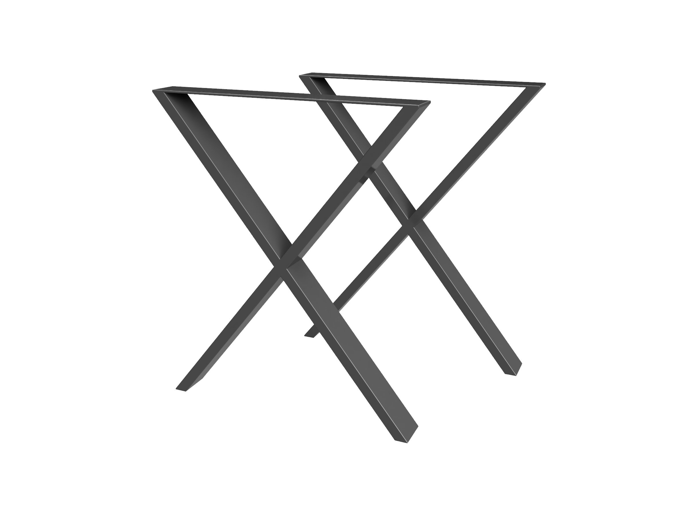 Pair of X Shaped Metal Steel Dining / Coffee / Bench / Office - Etsy UK