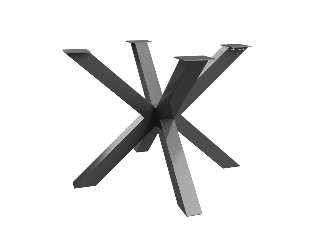 Haytor Industrial Cross Steel Table Legs, Dining Table, Desk - Etsy UK