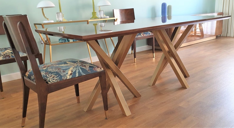 Woolacombe Metal Steel Table Legs for Round / Square Funky - Etsy UK