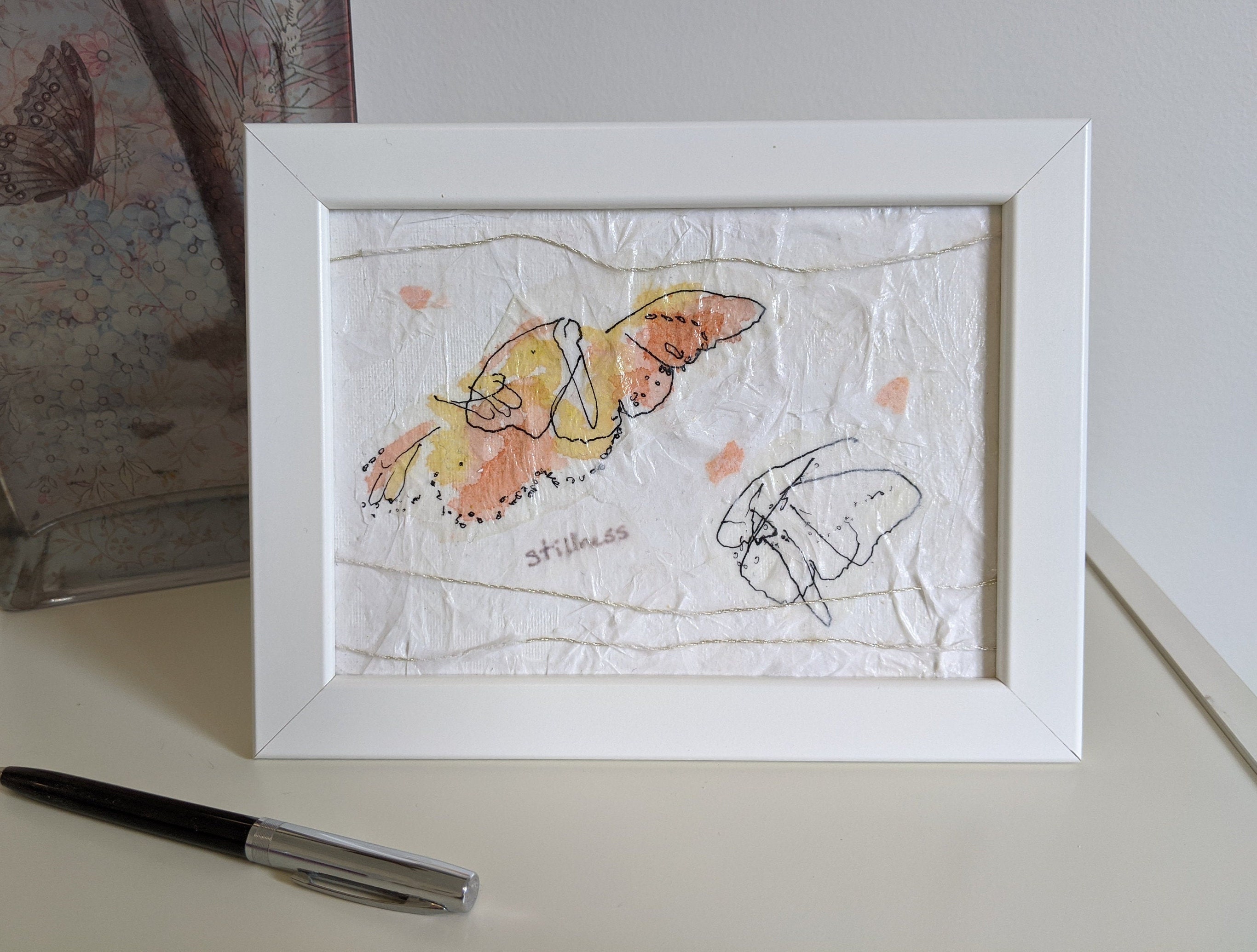 Stillness: Monarch Butterfly-word Collage - Etsy