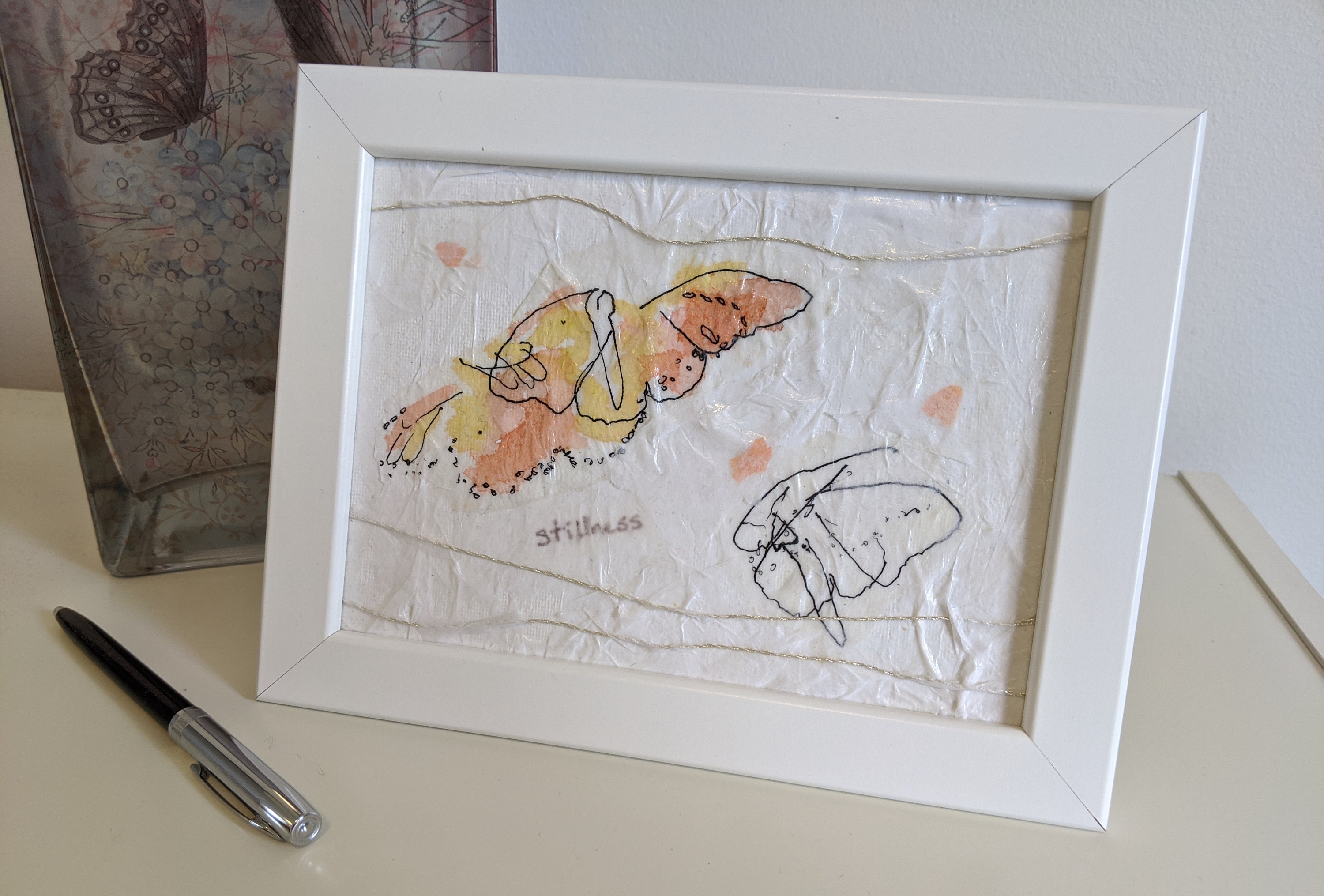 Stillness: Monarch Butterfly-word Collage - Etsy