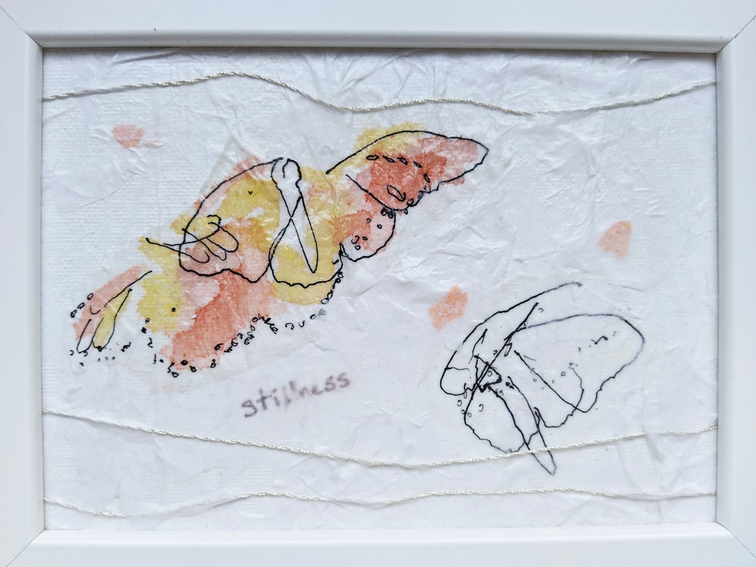 Stillness: Monarch Butterfly-word Collage - Etsy