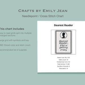 Bridgerton | Dearest Reader Needlepoint / Cross Stitch Chart - Etsy