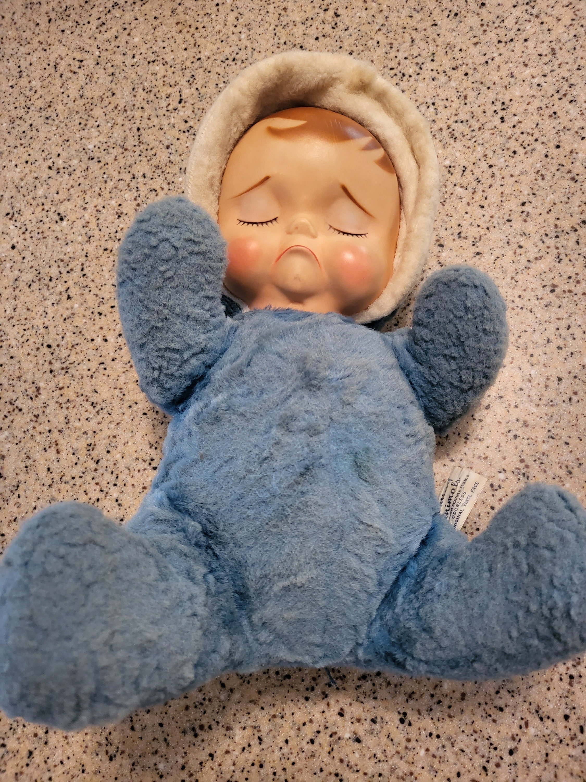 Pouting Animals Vintage Blue Baby - Etsy