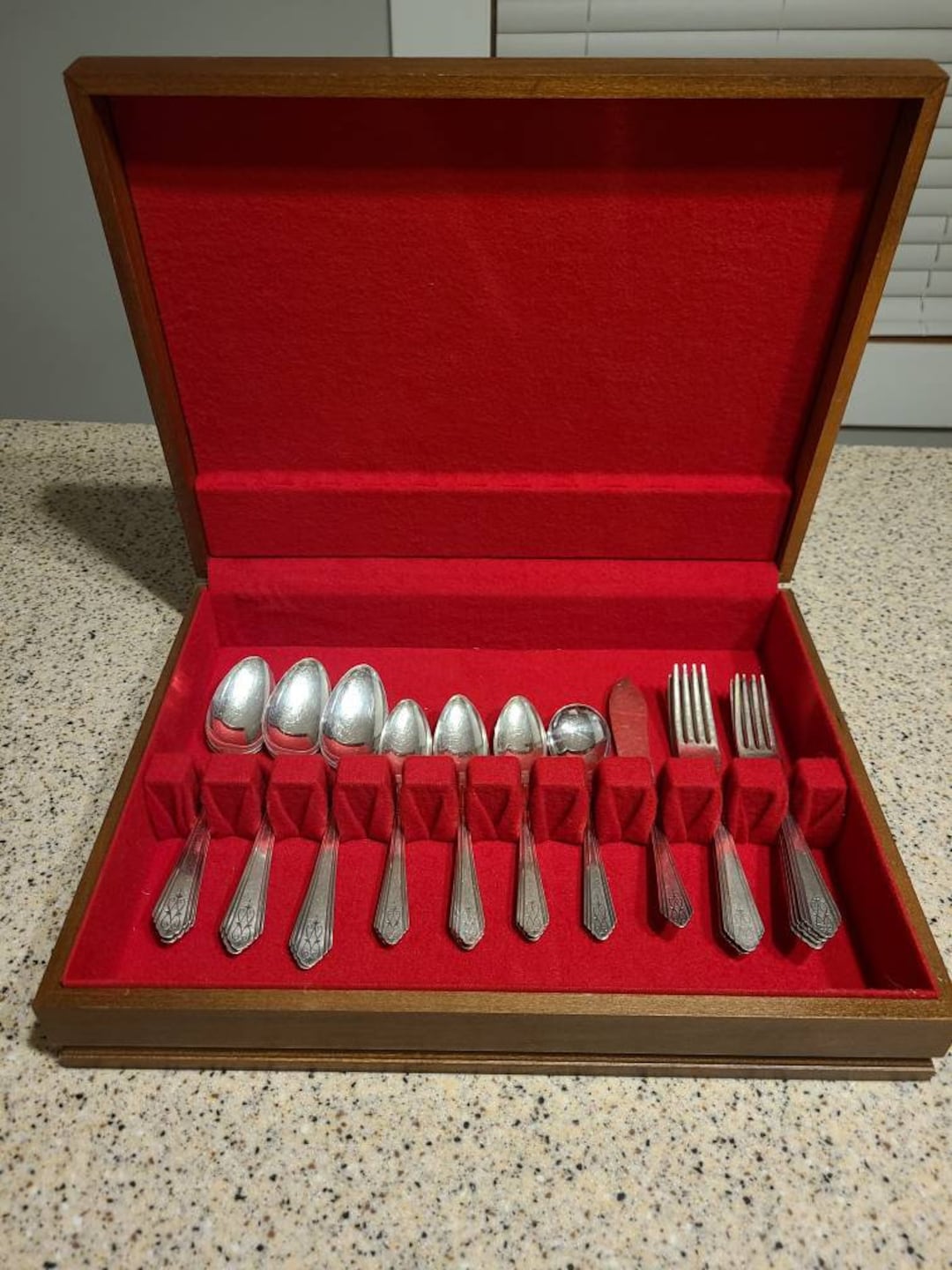 Winthrop Silverplate 23 Pc. Antique Flatware Set - Etsy