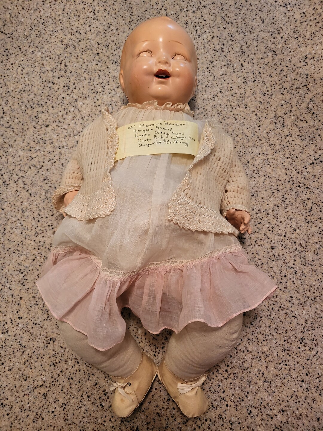 Madame Heubren 23 Antique Georgene Averill Composition Doll With Cry ...