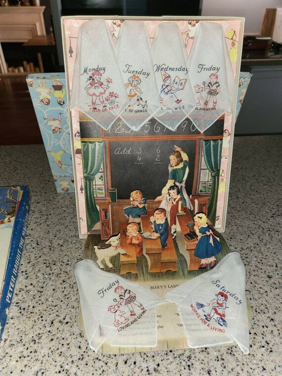 Marys Lamb Geraldine Clyde Pop up Card Days of Week - Etsy