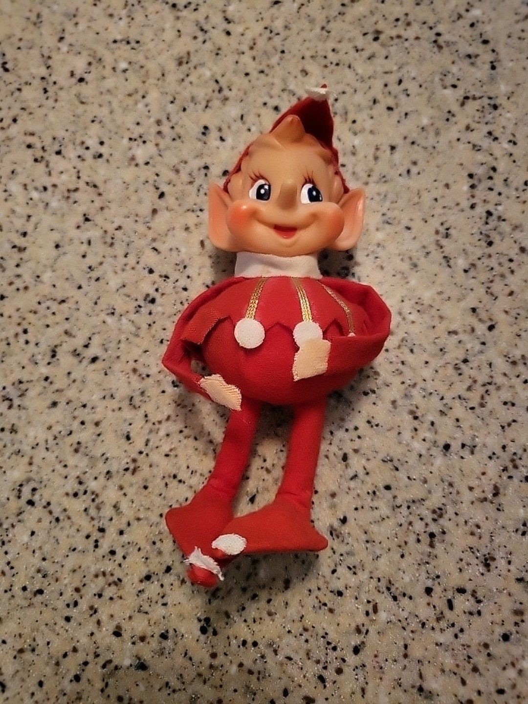 Vintage Pixie Standing Elf 6" - Etsy