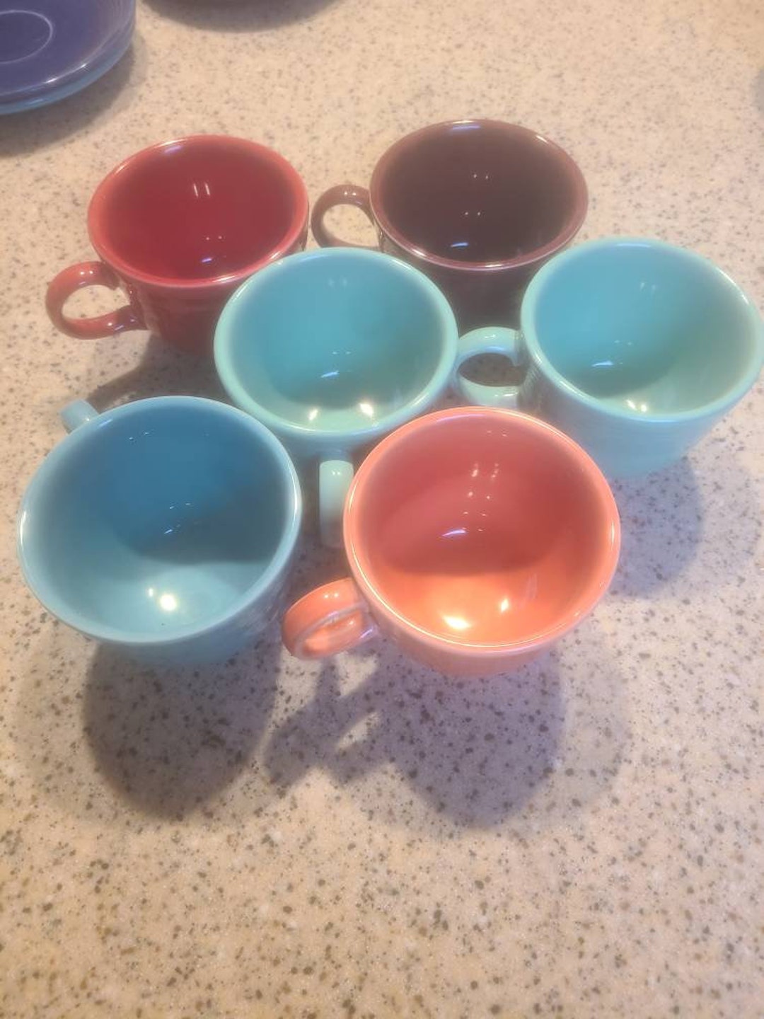 Fiestaware 6 Piece Teacup Modern Set - Etsy