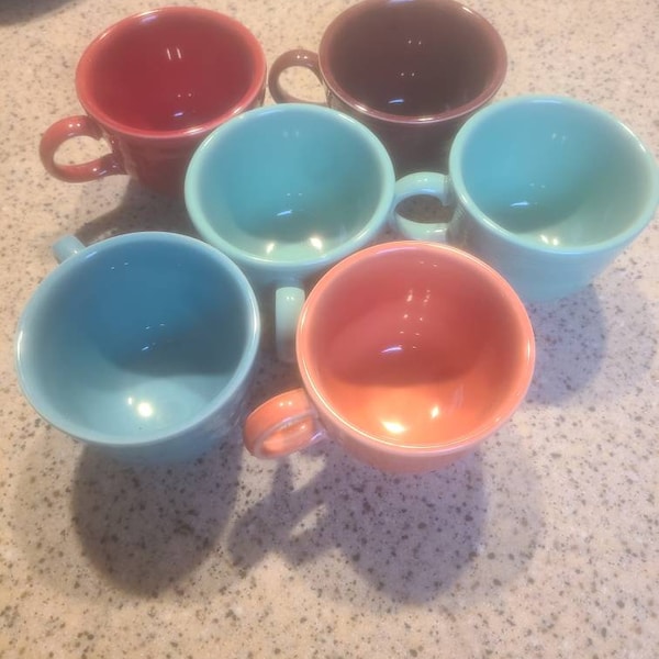 Fiestaware Tea Set - Etsy