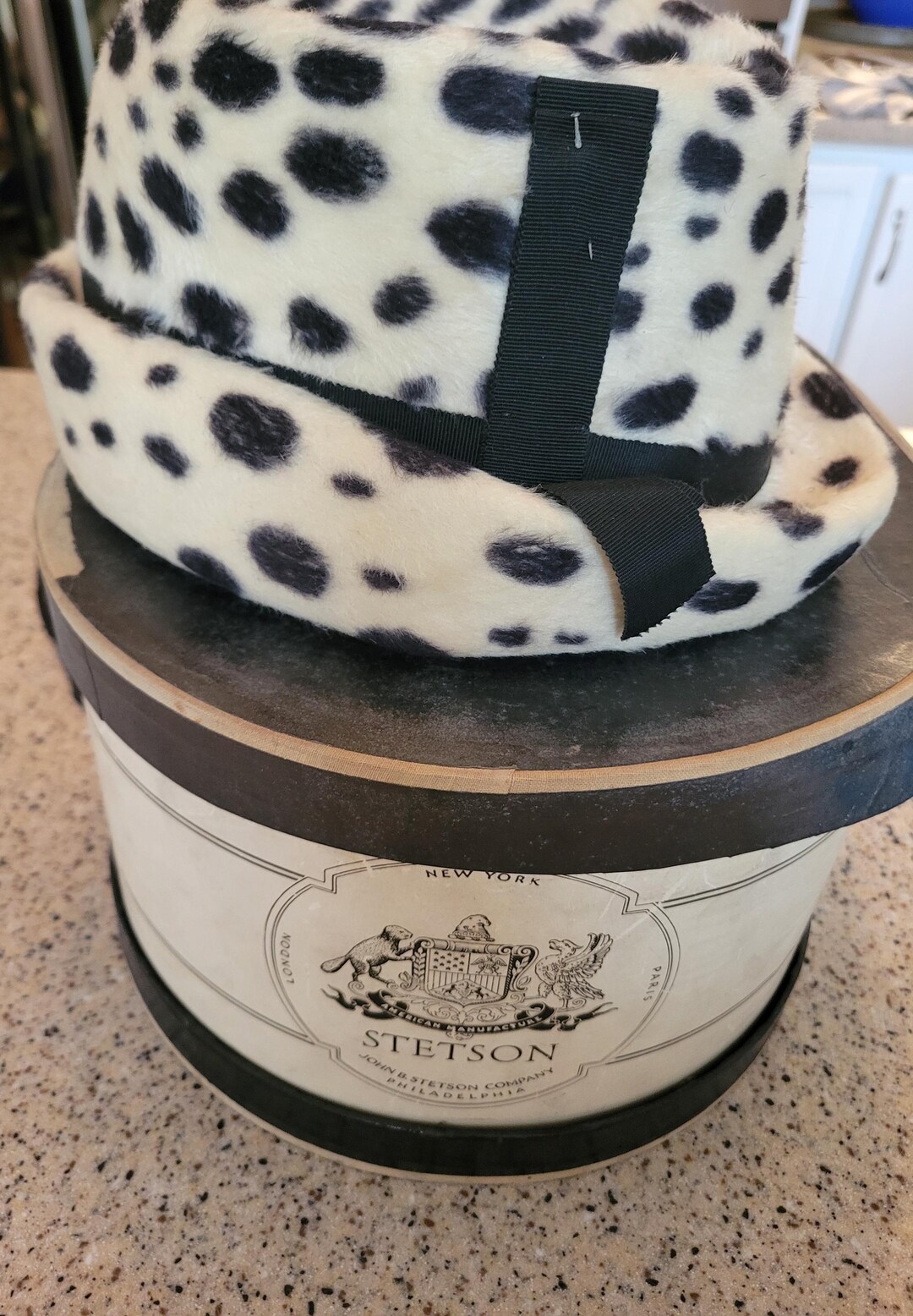 Stetson Hat Box and Mens Mr. John Jr. Hat Wool Vtg - Etsy