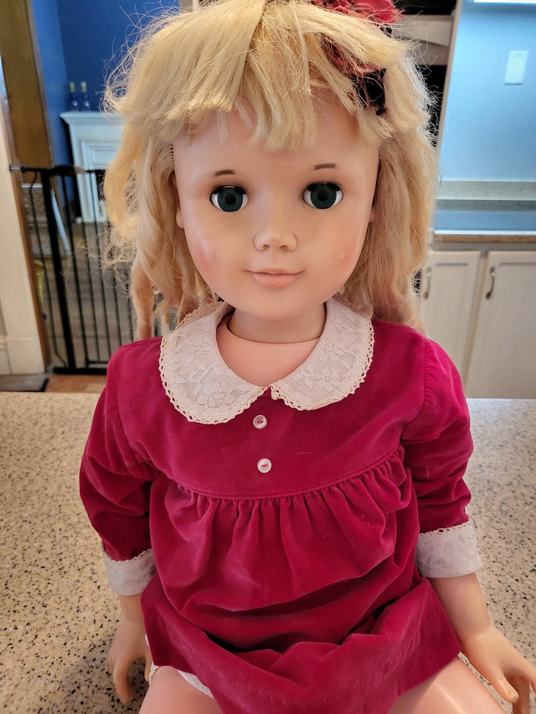 Eegee Vintage Walker Blonde Doll - Etsy