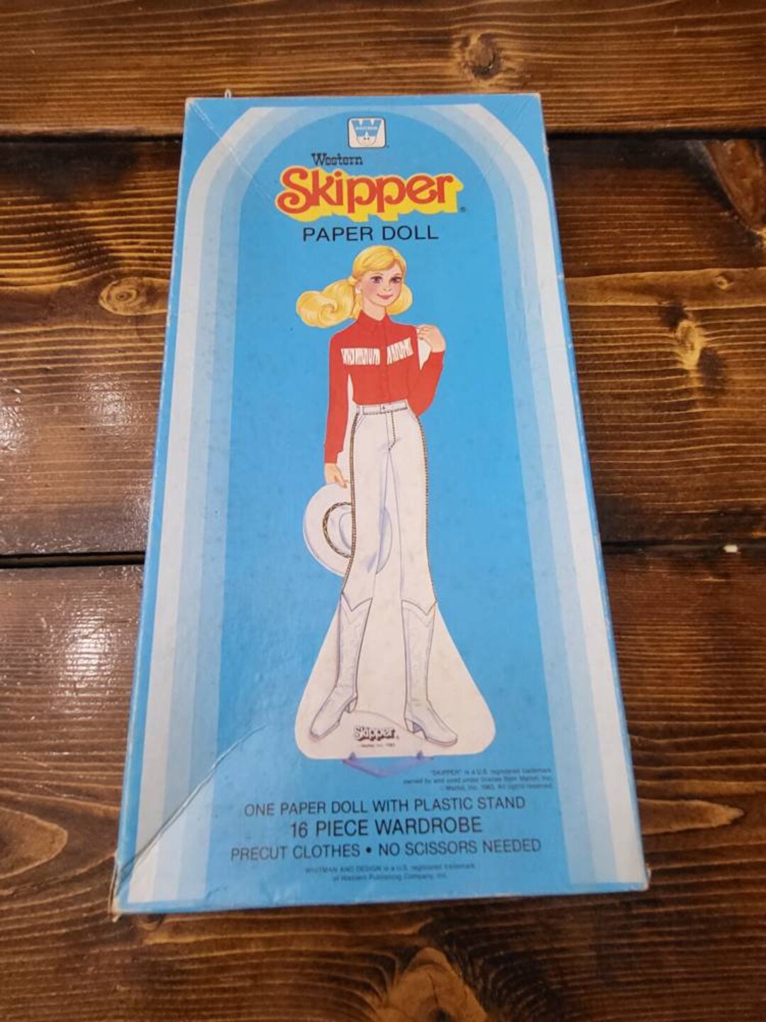Skipper 1983 Paper Doll Set With 3 Extra Dolls and Dog 48 Piece ...