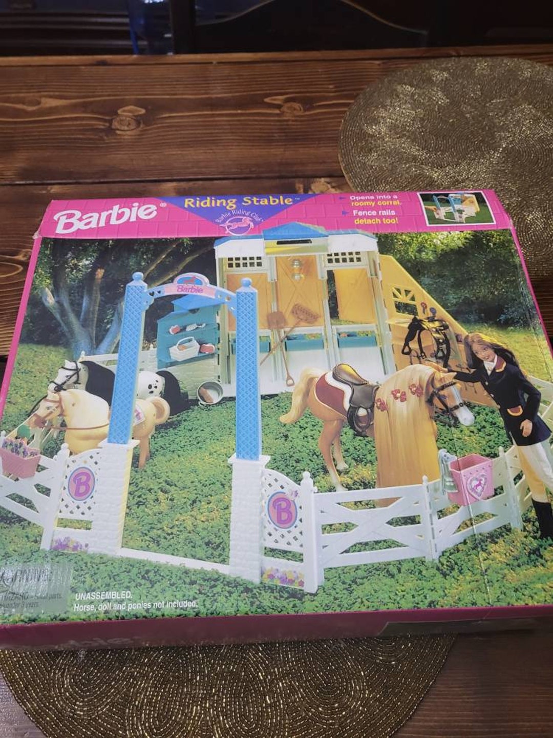 Barbie Riding Stable Playset 1998 Sealed - Etsy