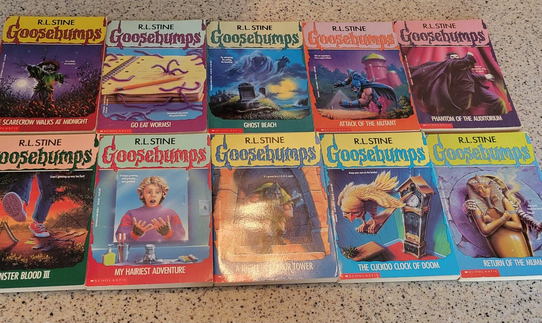 R.L. Stine Goosebumps First Edition Books 1990s Lot (10) #20-29 - Etsy