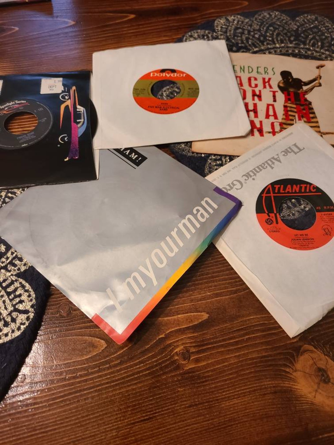 Vintage Rock 45 Rpm Vinyl Bundle (5) - Etsy