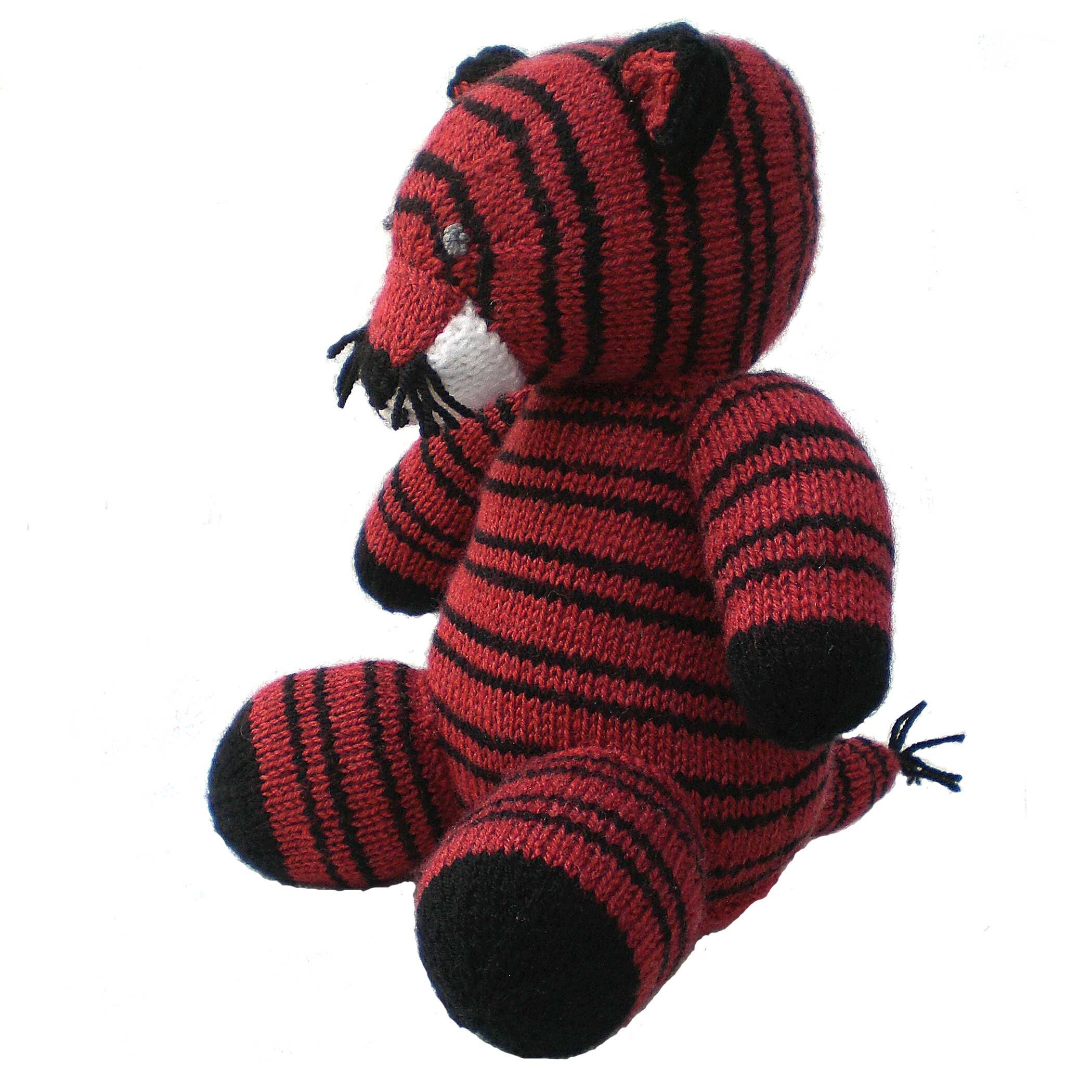 Knitted Tiger Soft Toy UKCA and CE Tested Gift for Child or - Etsy UK