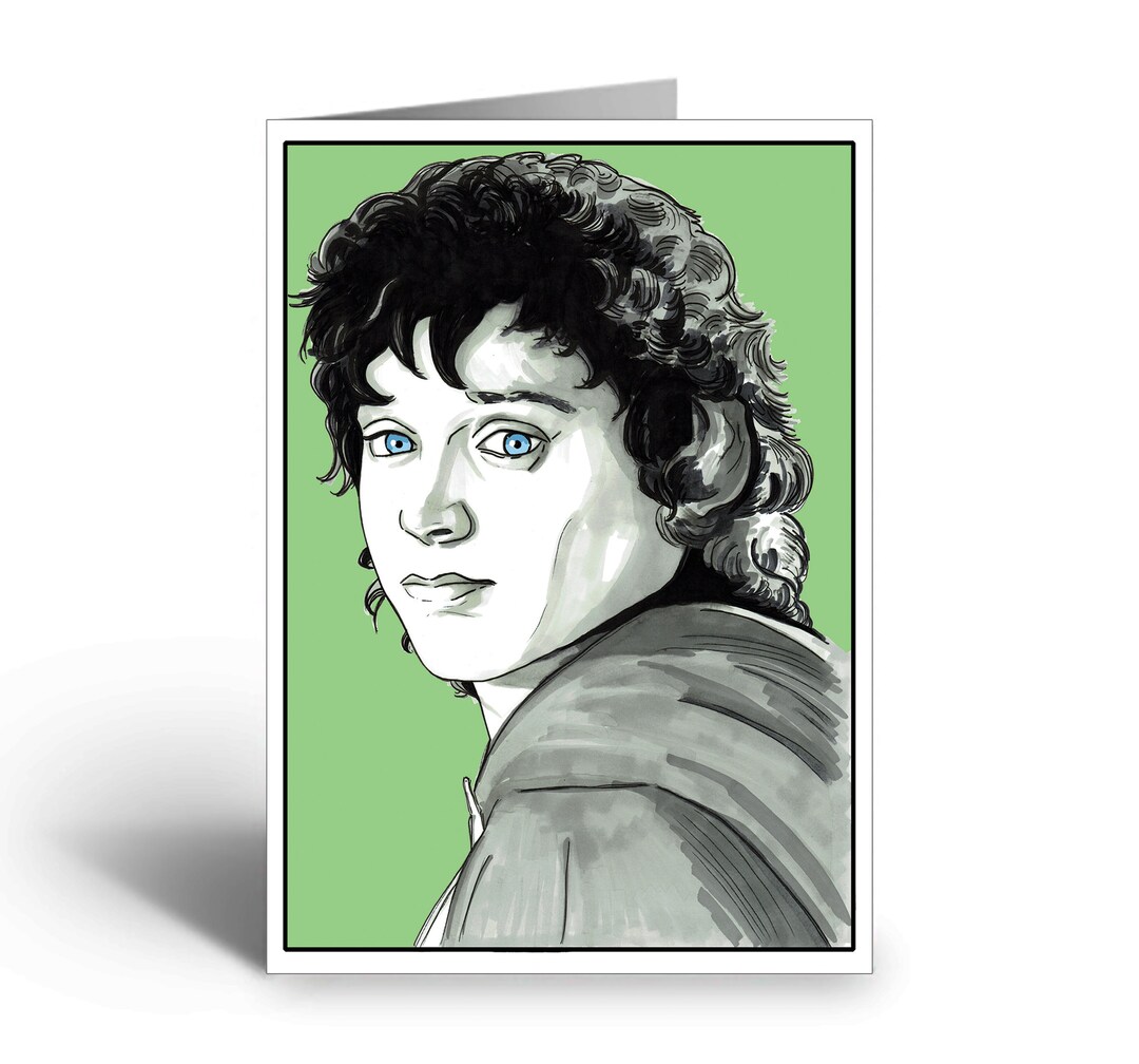 Dead All Over Lord of the Rings 'frodo' Greetings Card With Envelope C6 ...