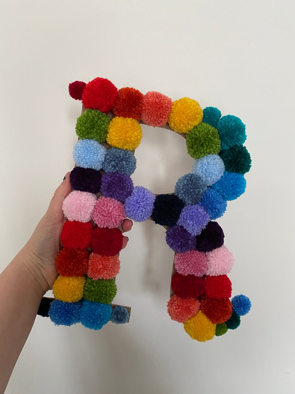 Pom Pom Letters, Display Letter, Pom Pom Home Decor, Pom Pom Nursery ...