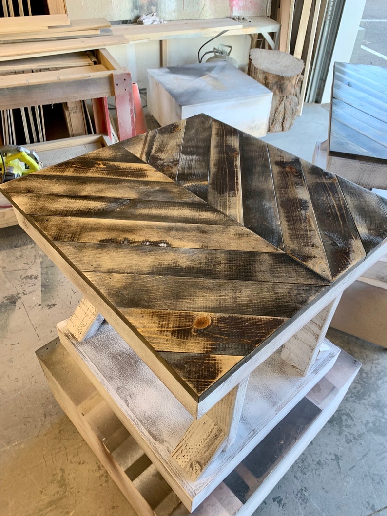 Herringbone Coffee Table - Etsy