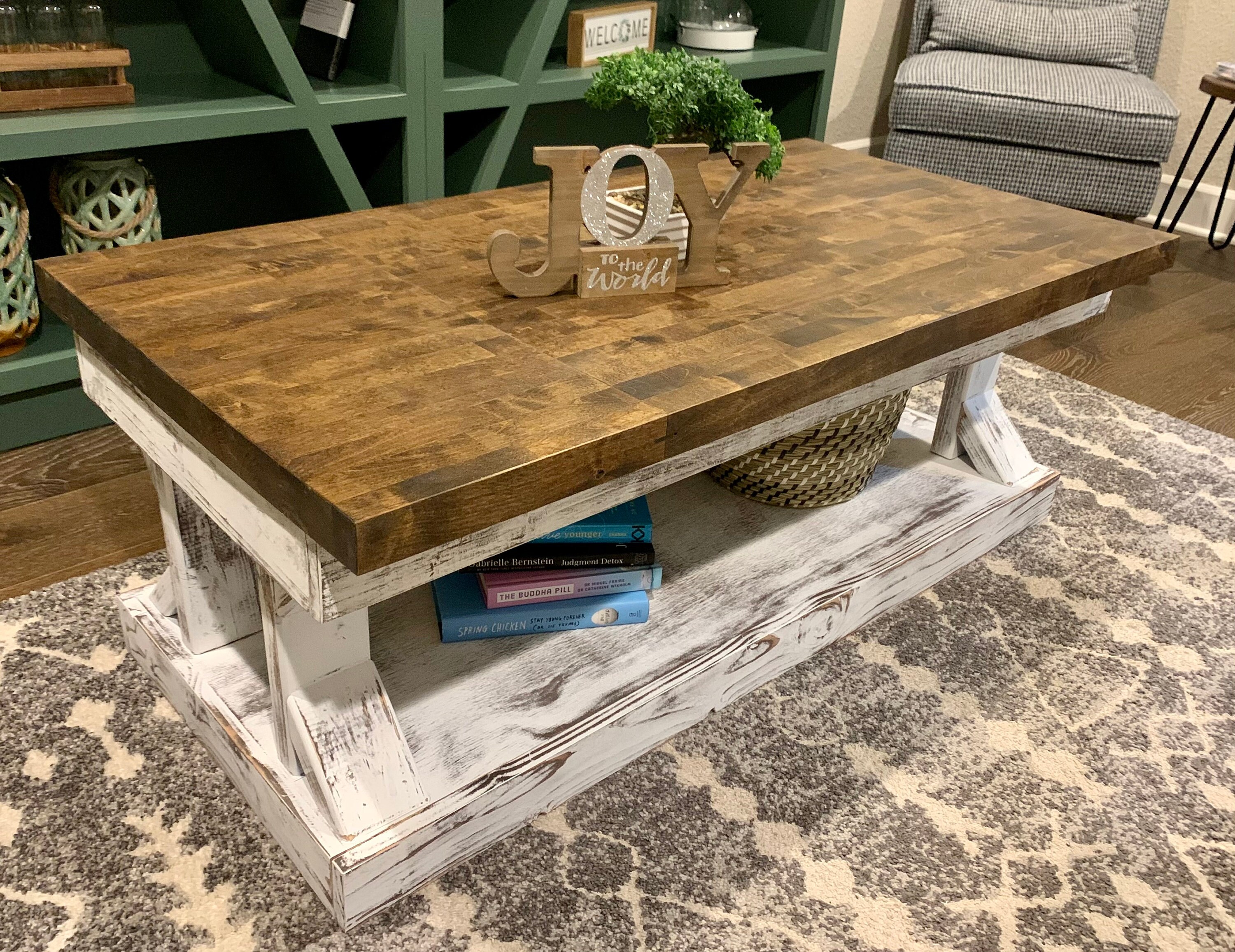 Farmhouse Coffee Table - Etsy