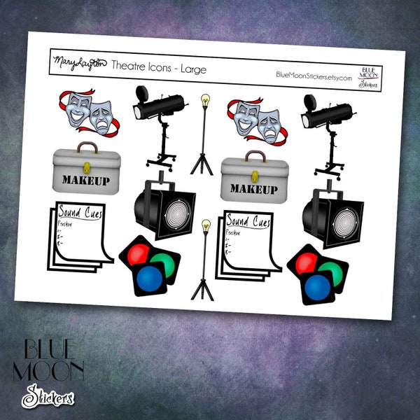 Theatre Stickers - Etsy