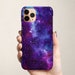 Purple iPhone 11 Pro Case Outer Space iPhone 11 Phone Case Galaxy ...