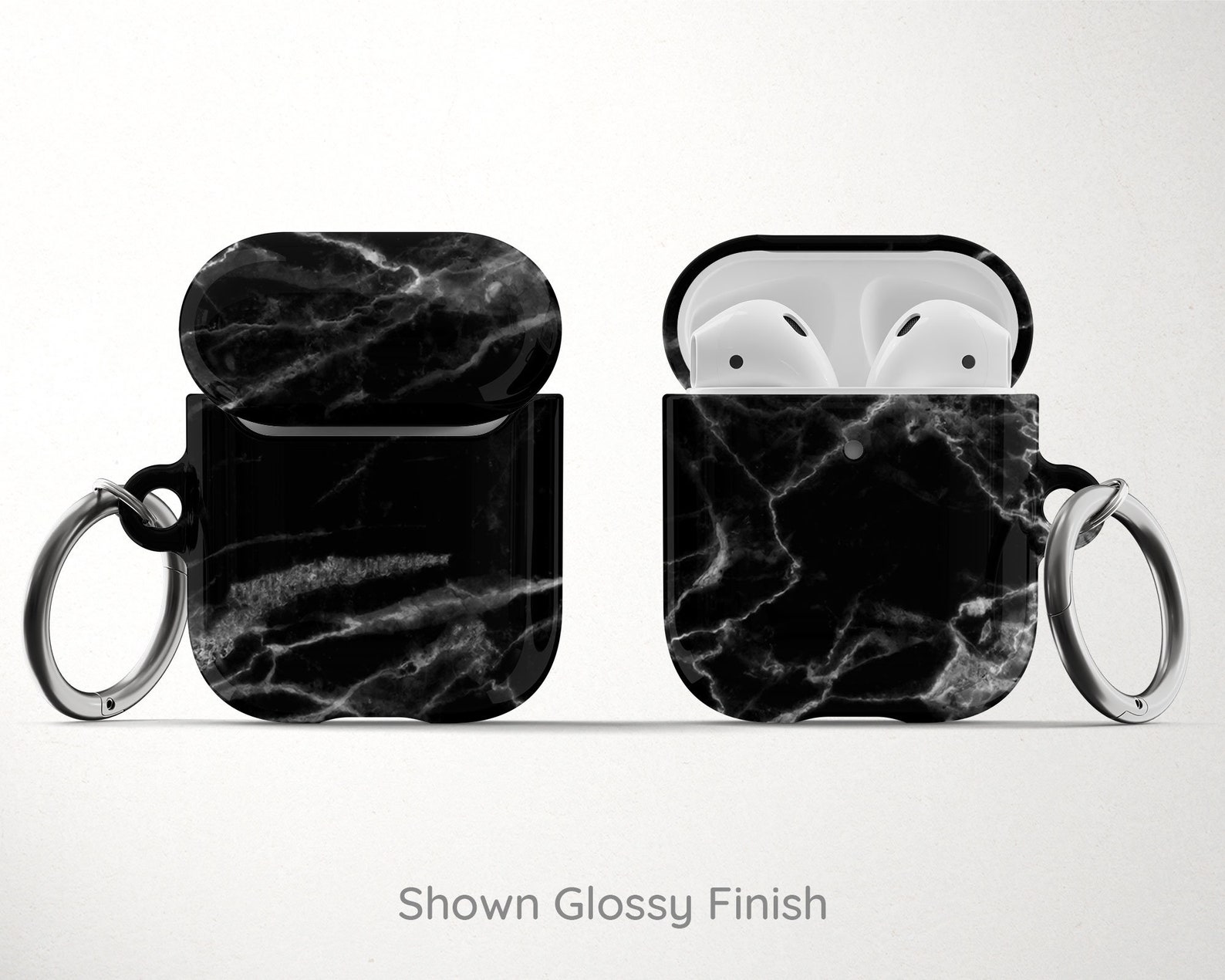 Black Marble Airpods Pro Case Cute Cover for Apple Airpods Generation 1 ...