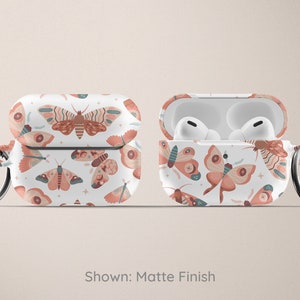 Butterfly AirPod Case for Airpods Pro Hard Cover With Keychain Apple ...