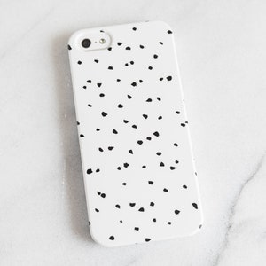 Minimalist Black and White Spots Google Pixel Case Abstract Dots Pixel ...
