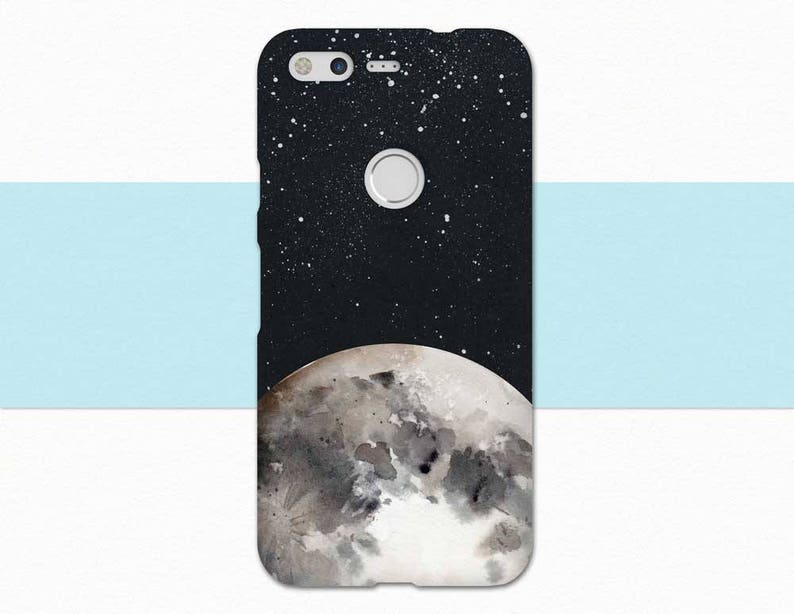 Moon Google Pixel Case Lunar Pixel XL Case Moon Pixel Phone | Etsy