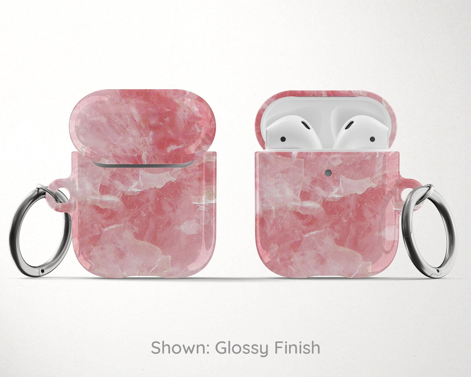 Rose Quartz Airpods Pro Case for Airpods Hard Cover With Keychain Apple ...