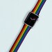 Black and Rainbow Striped LGBTQ Pride Apple Watch Band Gay Pride Apple ...