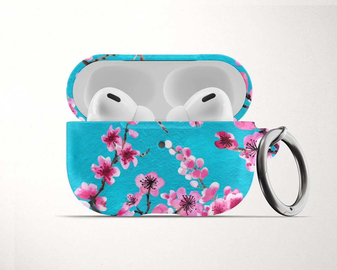 Cherry Blossoms Floral Airpods Pro Case for Airpods Hard Cover - Etsy