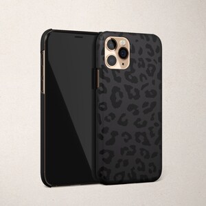 IPhone 13 Pro Subtle Black Leopard Print Case Black iPhone 13 Phone ...