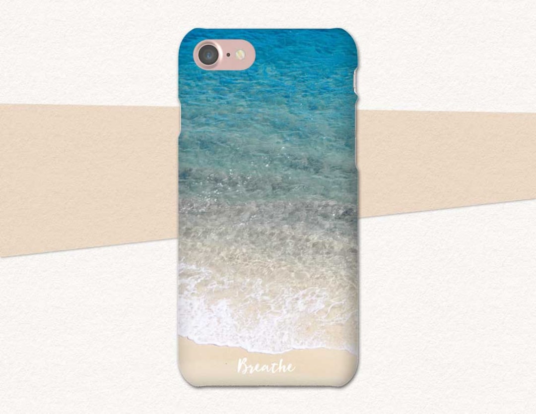 Breathe, Beach Phone Case, iPhone 6 Case, Blue, Ocean, Sand Phone Case ...
