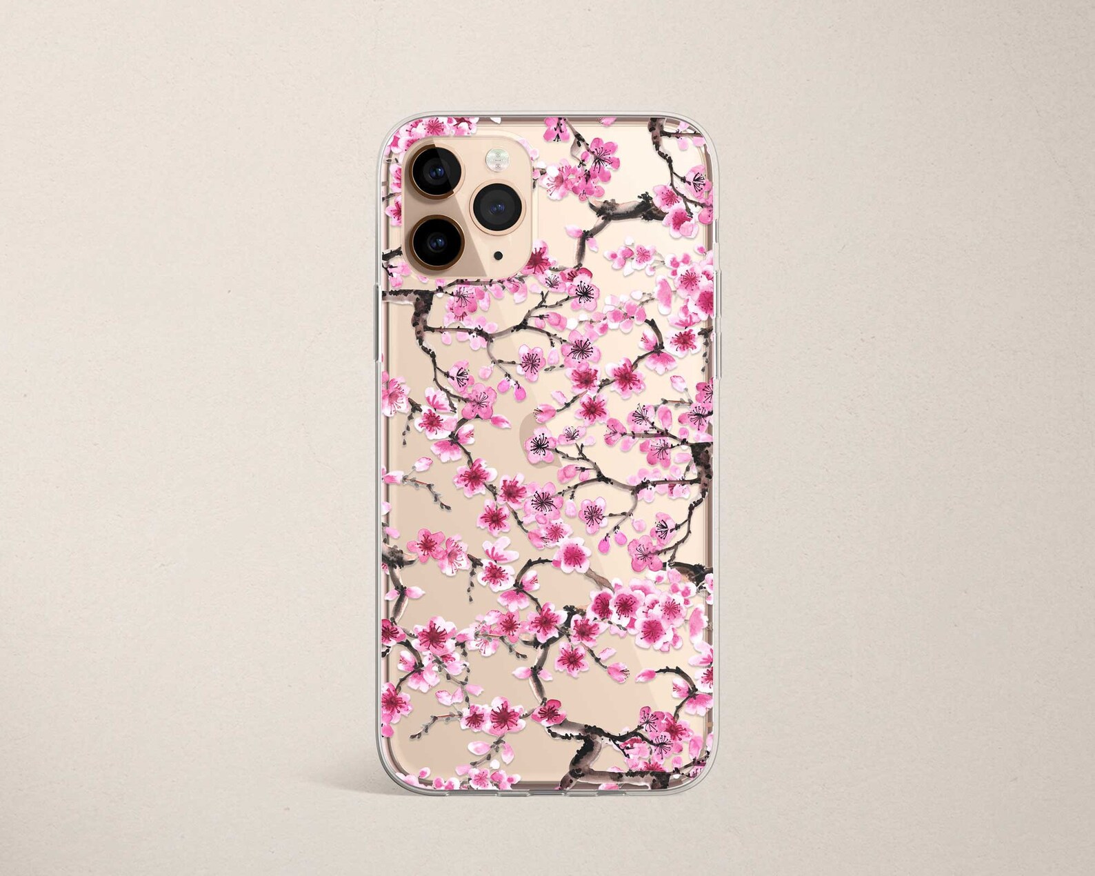Cherry Blossom Clear Phone Case for Apple Iphone Samsung - Etsy