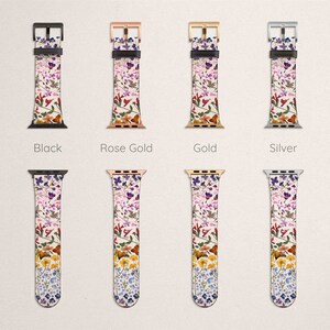 Floral Apple Watch Band Women's Pressed Flower Apple Watch Band 38mm ...