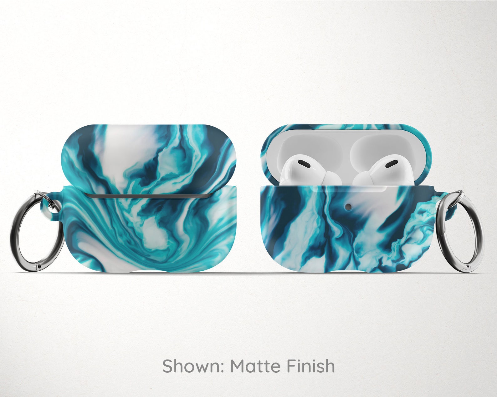 Blue Marble AirPod Case for Airpods Pro Hard Cover With Keychain Apple ...
