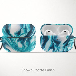 Blue Marble AirPod Case for Airpods Pro Hard Cover With Keychain Apple ...