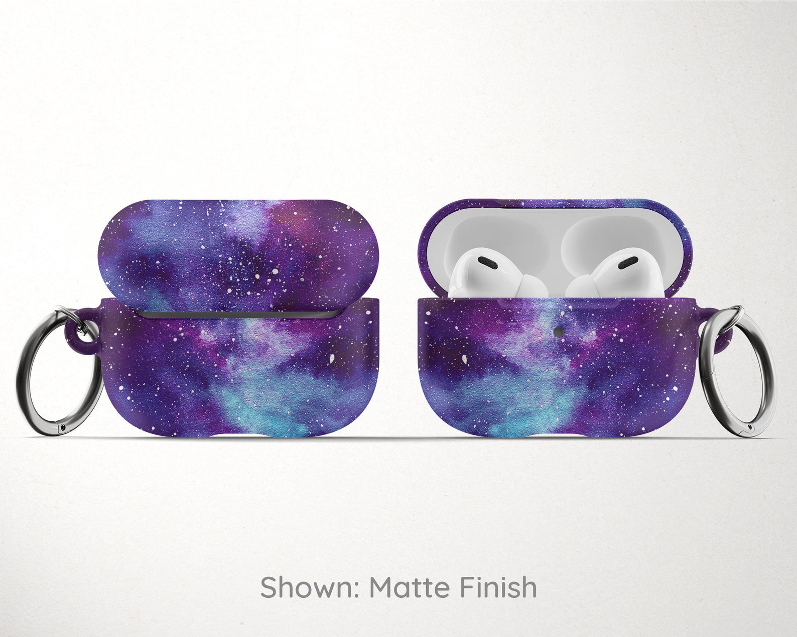 Purple Outer Space Airpod Case for Airpods Pro Hard Cover With | Etsy
