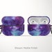 Purple Outer Space AirPod Case for Airpods Pro Hard Cover With Keychain ...