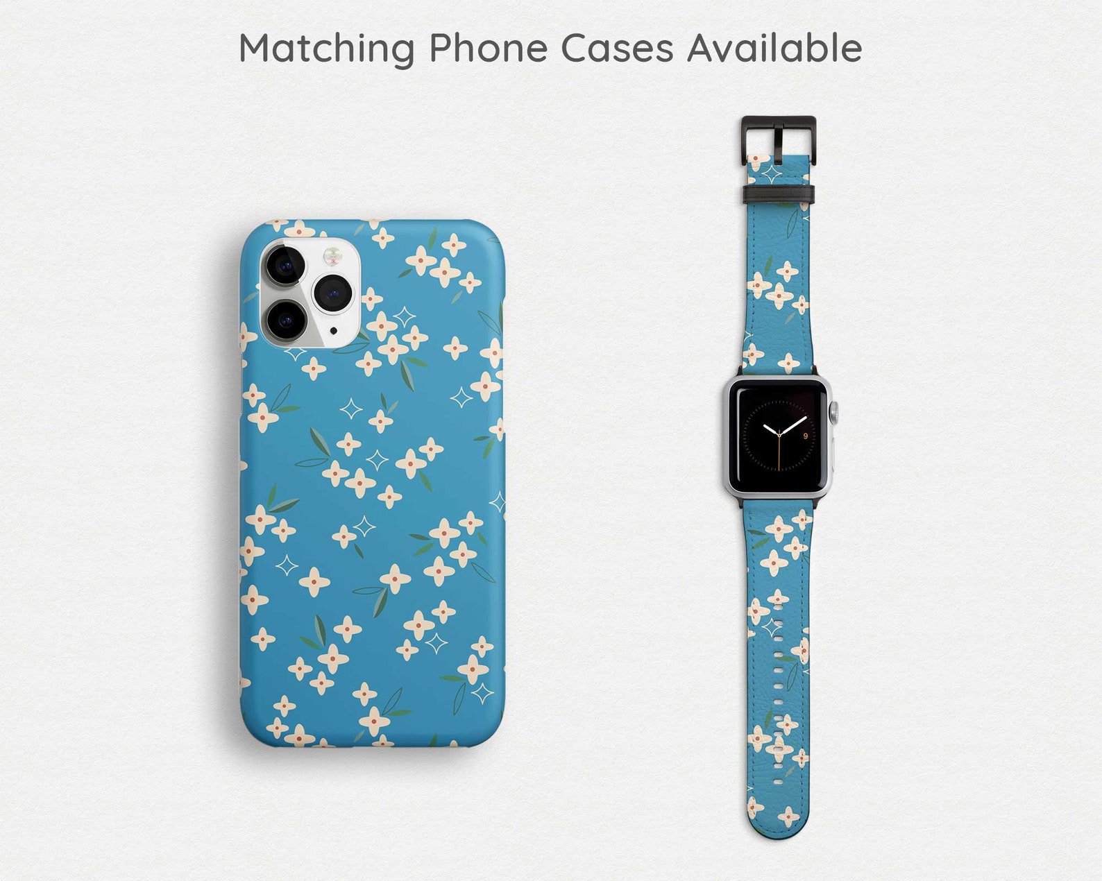 Floral Apple Watch Strap Flower Apple Watch Band 38mm 40mm - Etsy