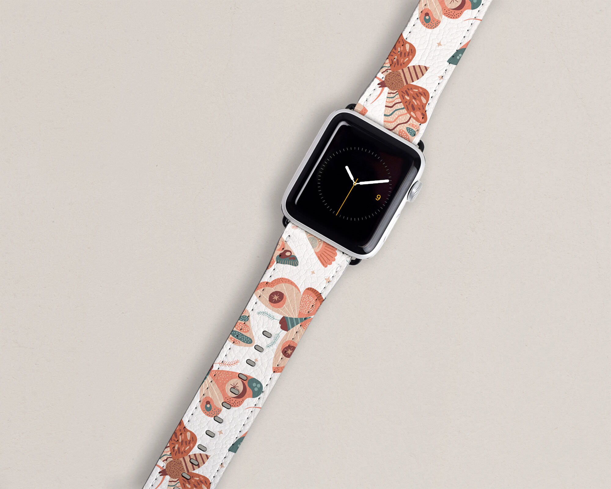 Butterfly Pattern Apple Watch Strap Butterflies Apple Watch - Etsy