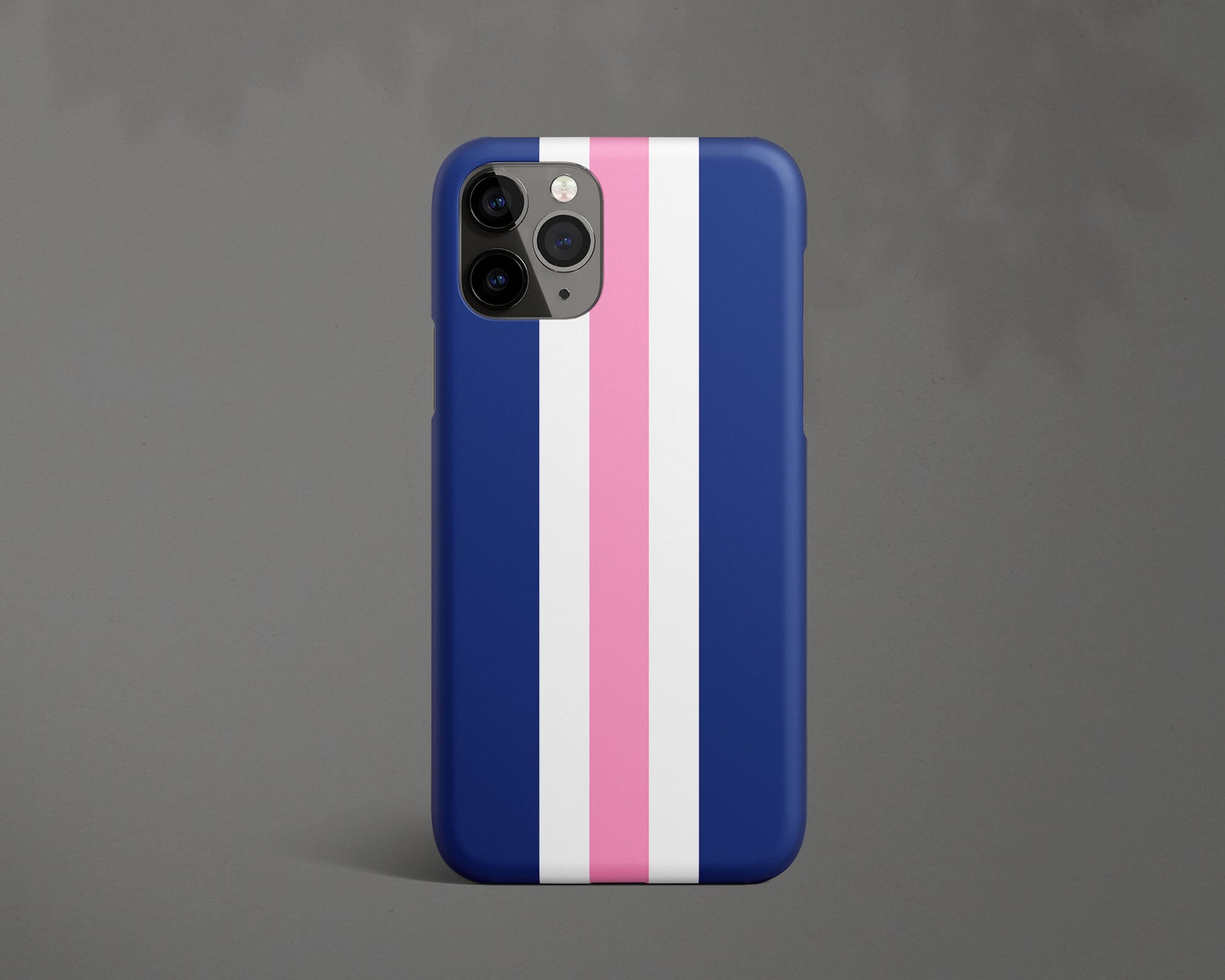 Blue and Pink Striped iPhone 12 Case for 11 Pro Max Cover | Etsy