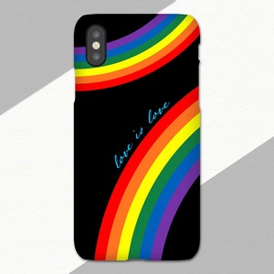 LGBTQ Pride Phone Case Gay Pride Rainbow iPhone XS Max Xr 10 X 8 Plus 7 ...
